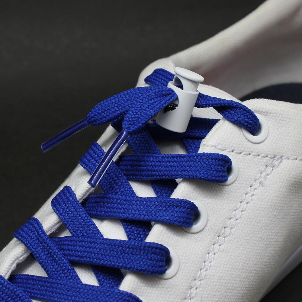 LKR2 – White Rubber Metal Shoelace Locks / Stoppers - KipzKapz Shoelace